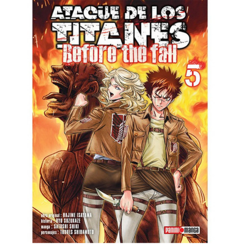 Manga Ataque De Los Titanes Before The Fall N. 5