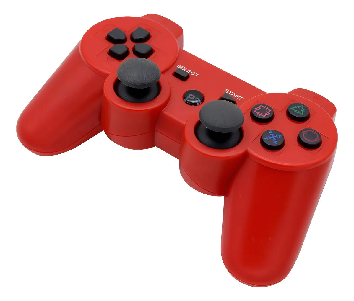 Control Inalámbrico Genérico para PS3 Color Rojo (Incluye cable de car