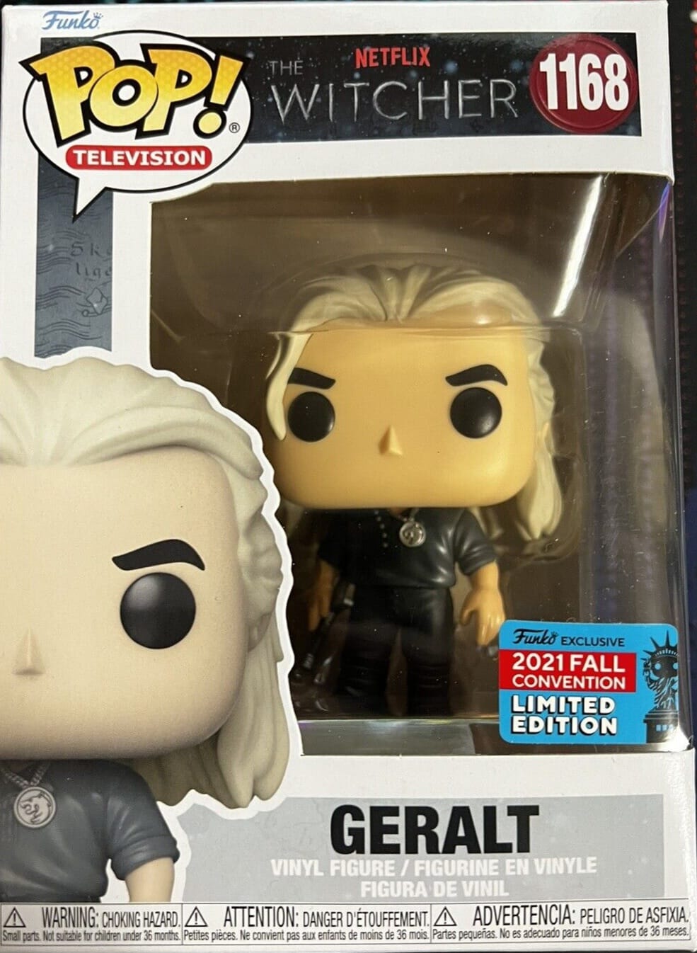 Funko Geralt 2021 Fall Convention Limited Edition 1168 (The Witcher)