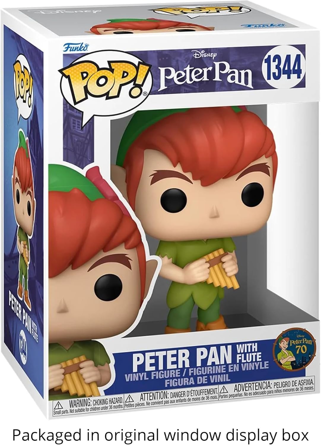 Funko Peter Pan With Flute 1344 (Disney Peter Pan) No UPC