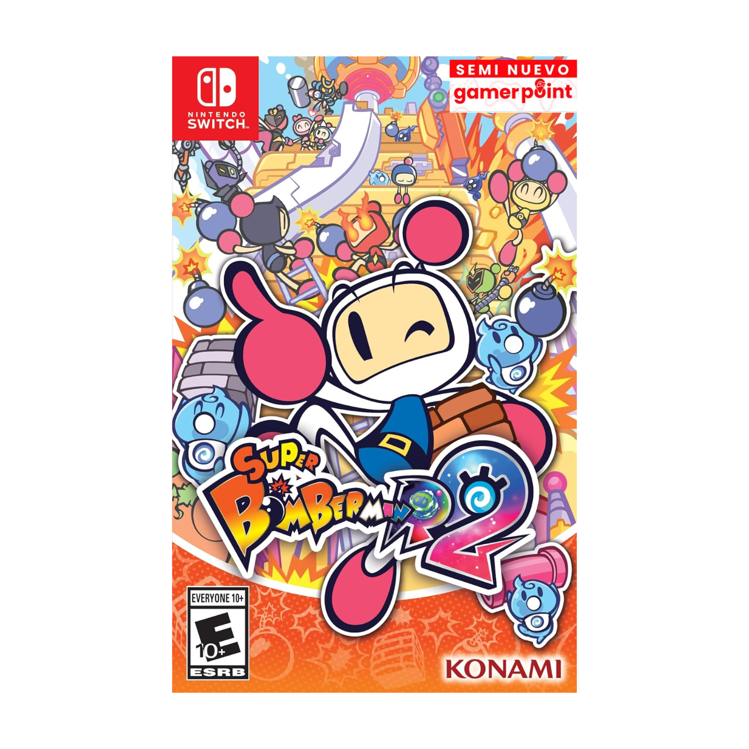 Super Bomberman R2 Switch Usado