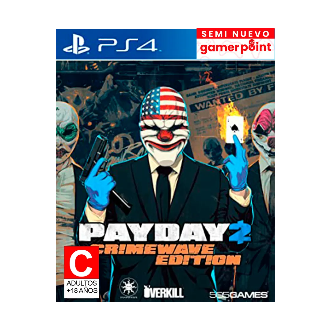 Payday 2 Crime Wave Ps4 Usado